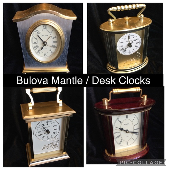Bulova | Wall Decor | Any 2 Bulova Desk Clocks Vtg 98s Collectibles ...